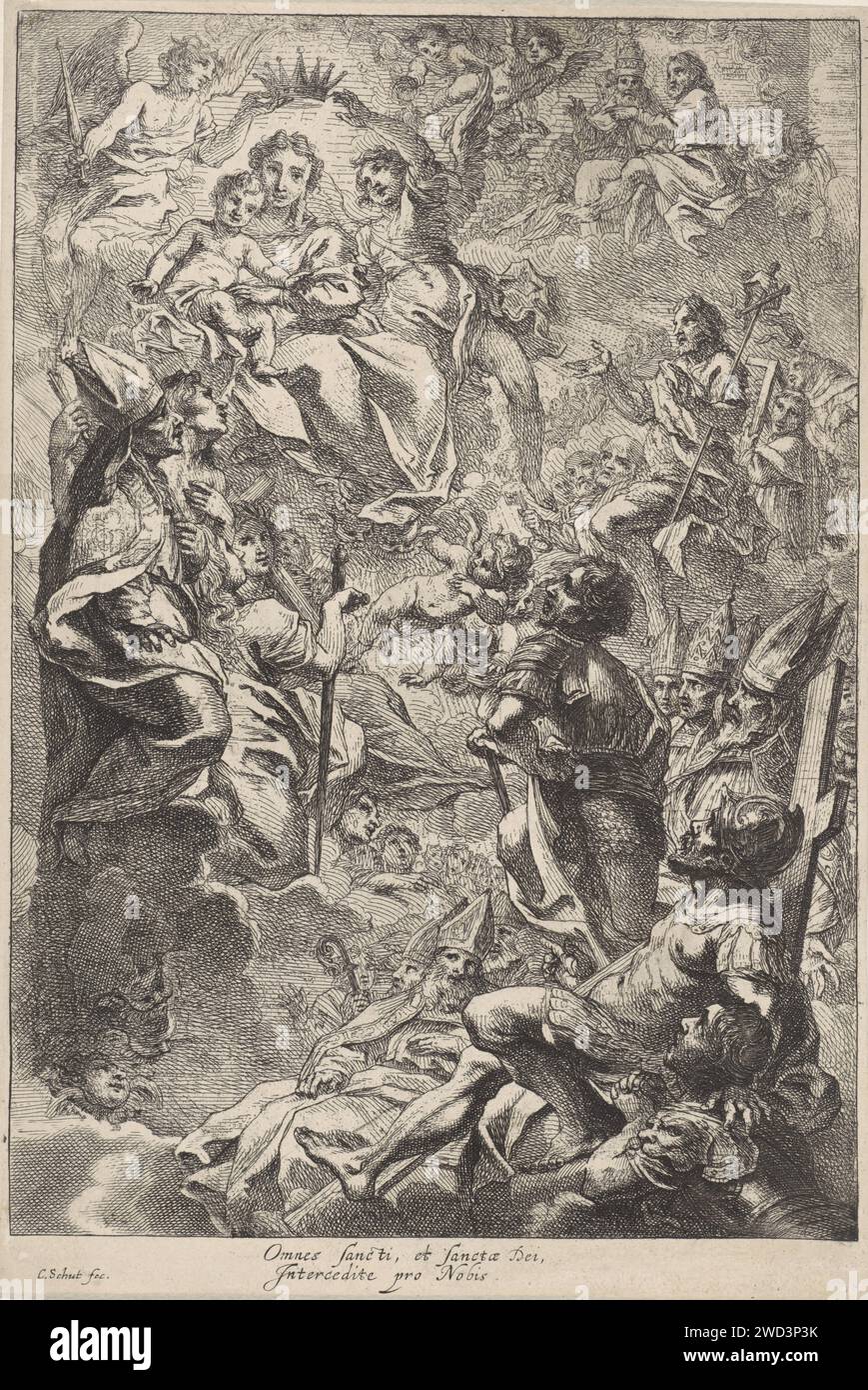 CREANT OF MARIA, Cornelis Schut (I), 1618 - 1655 print Groups of people ...