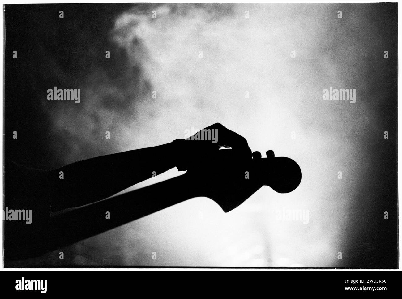 Debbie Smith the bass player of Curve playing live at Bristol ...