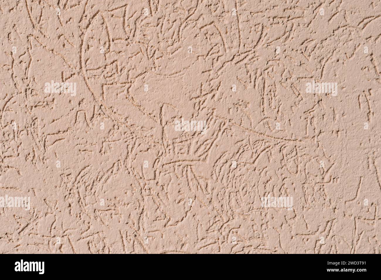 structure of the wall covered with beige textured putty Stock Photo - Alamy