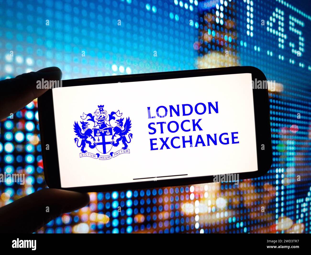 London stock exchange logo hi-res stock photography and images - Alamy