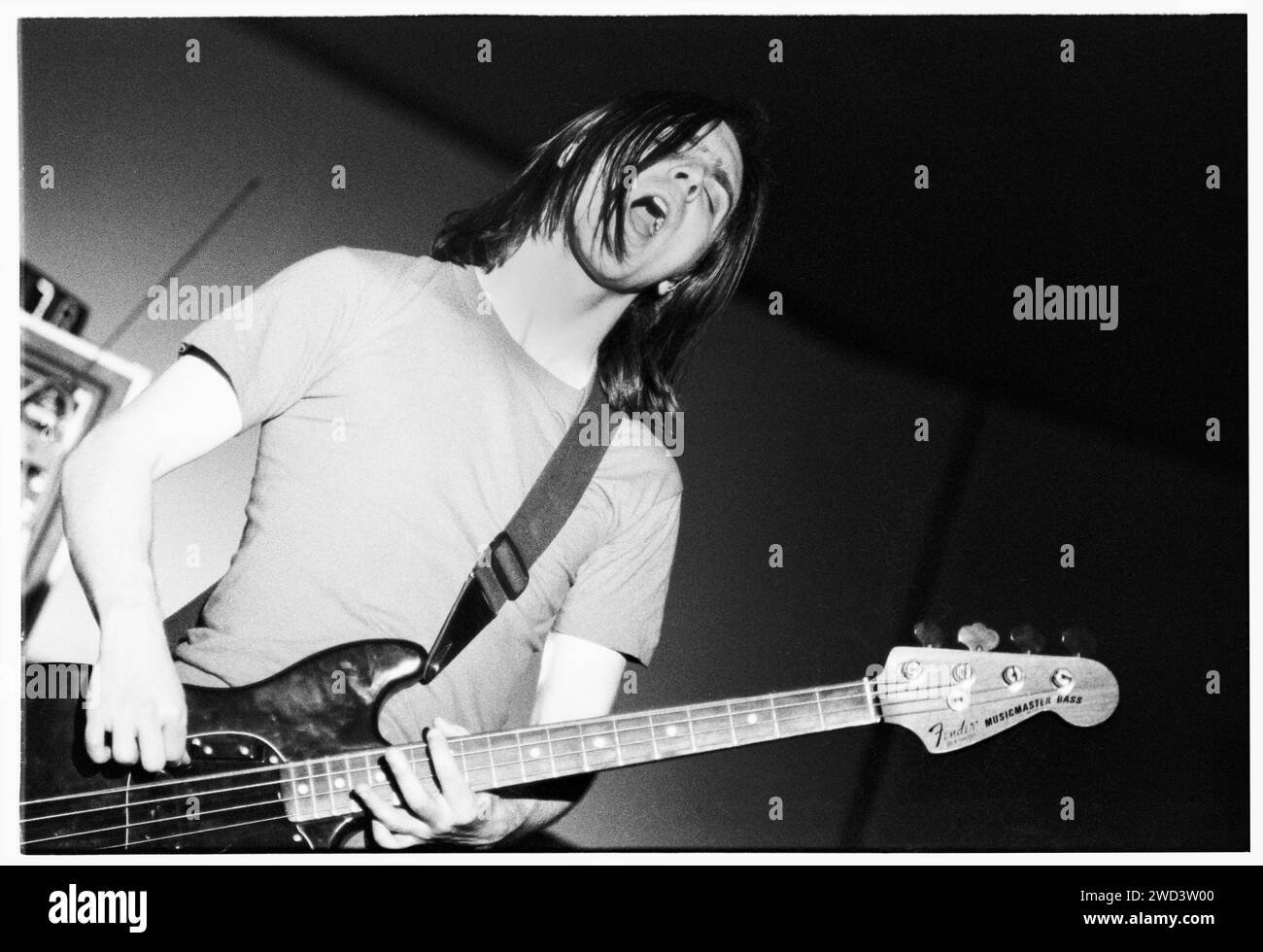 An emotional Daren Seymour of the post-rock band Seefeel playing at ...