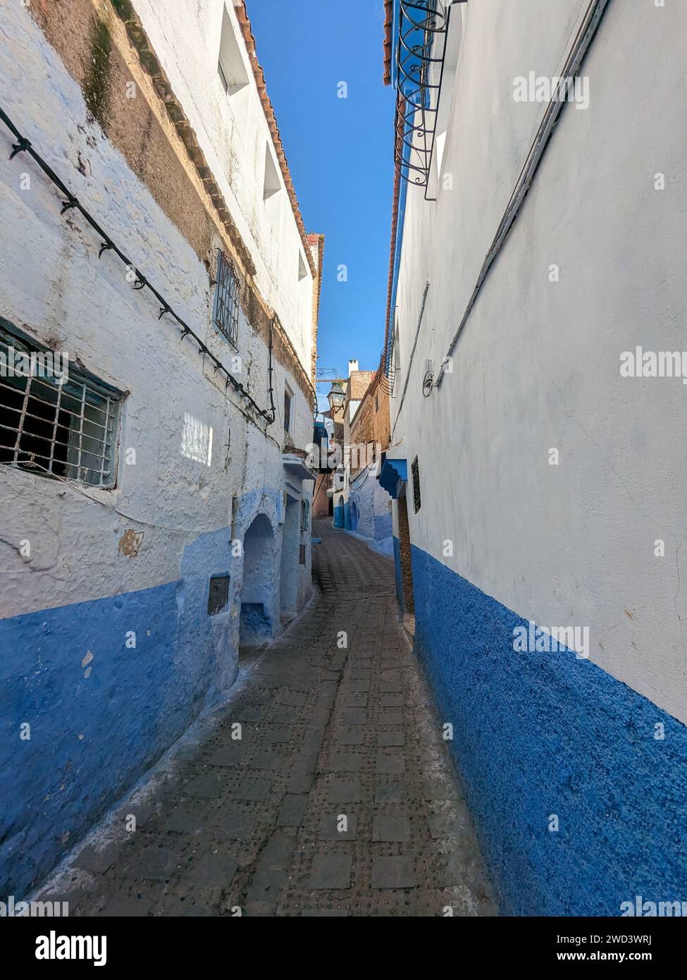 Amazing view of streets in the blue city of Chefchaouen.Morocco, Africa ...