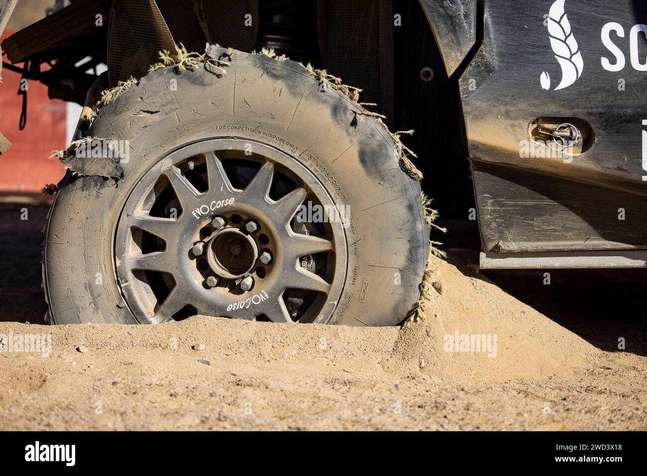 Yanbu, Arabie Saoudite. 18th Jan, 2024. Puncture, 223 VANAGAS ...