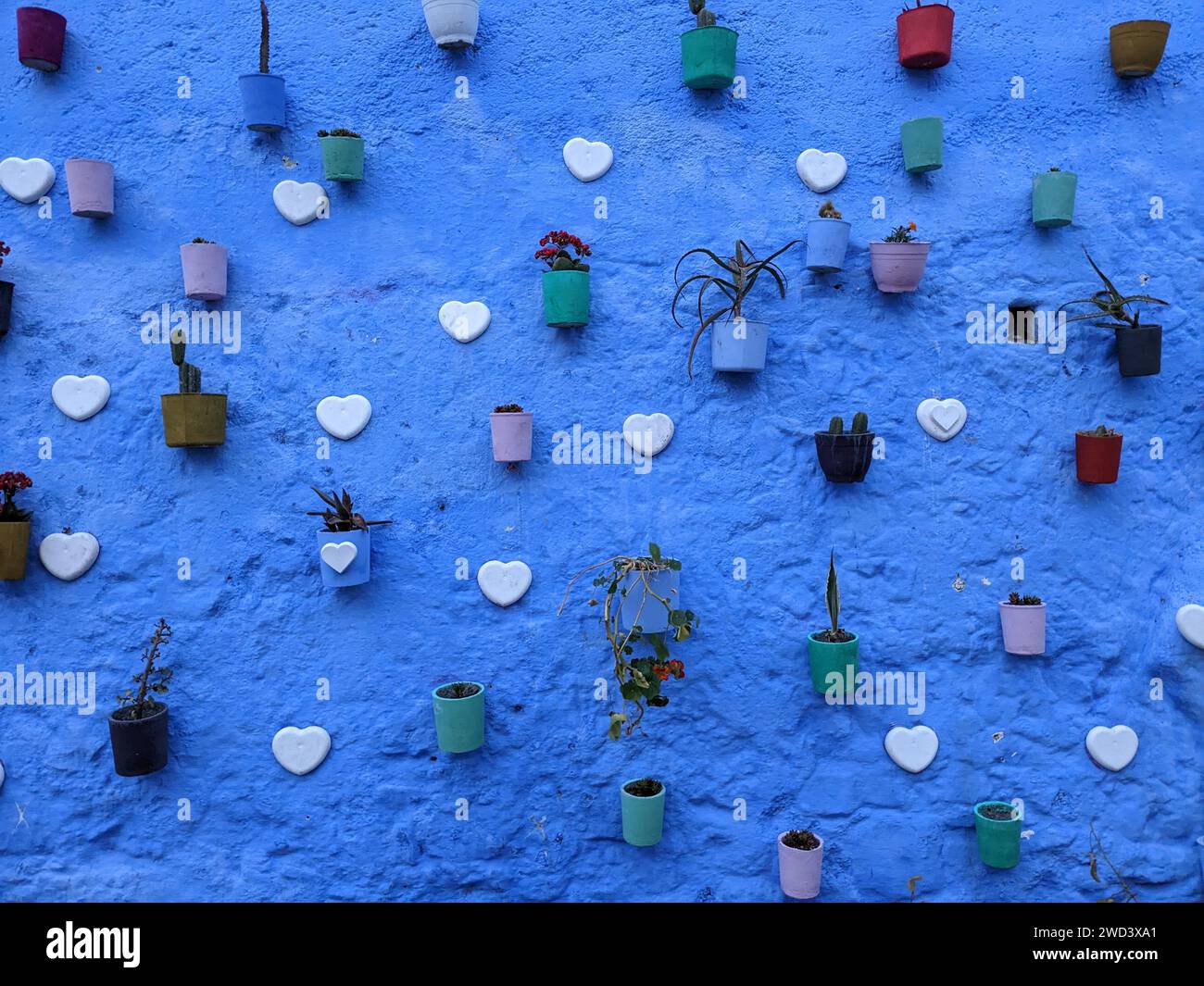 Amazing view of streets in the blue city of Chefchaouen.Morocco, Africa ...