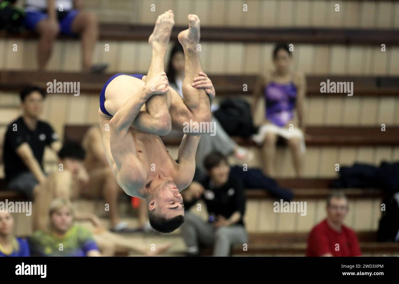 Rostock, Germany. 18th Jan, 2024. Swimming, 66th International Jumping ...