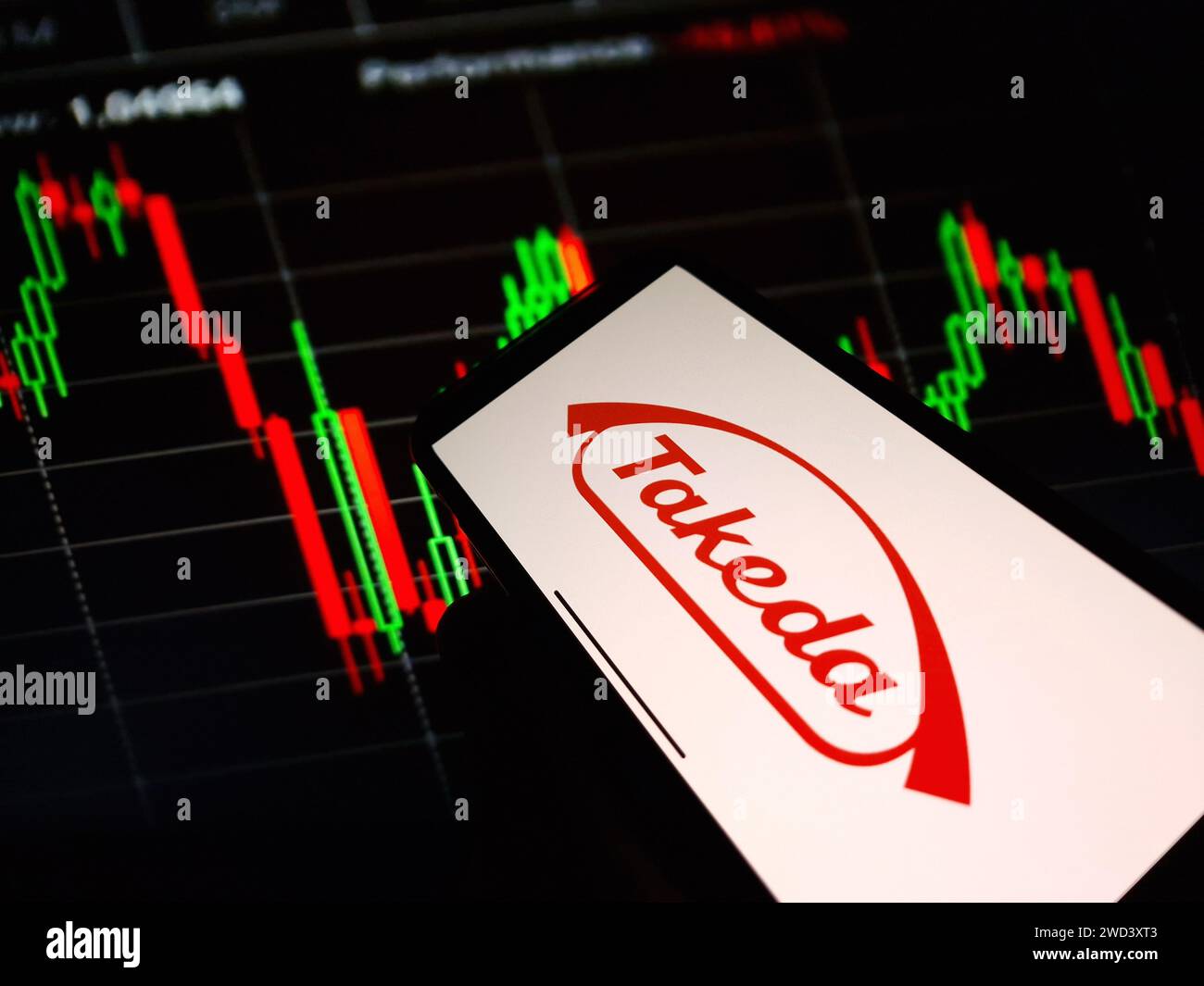 Konskie, Poland - January 16, 2024: Takeda Pharmaceutical company logo ...