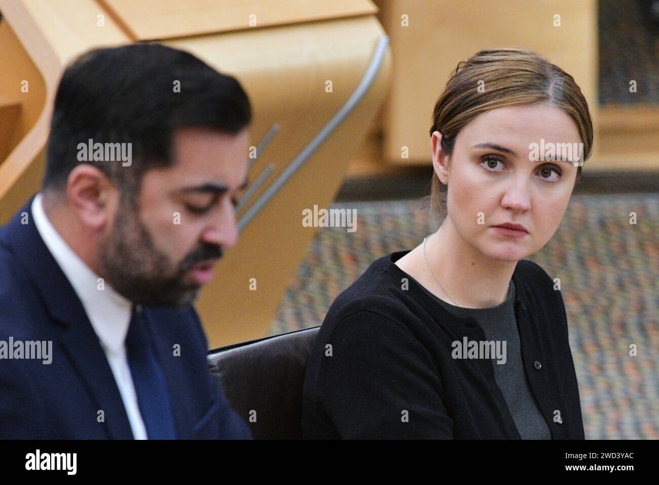 Edinburgh Scotland, UK 18 January 2024. Cabinet Secretary for Transport ...