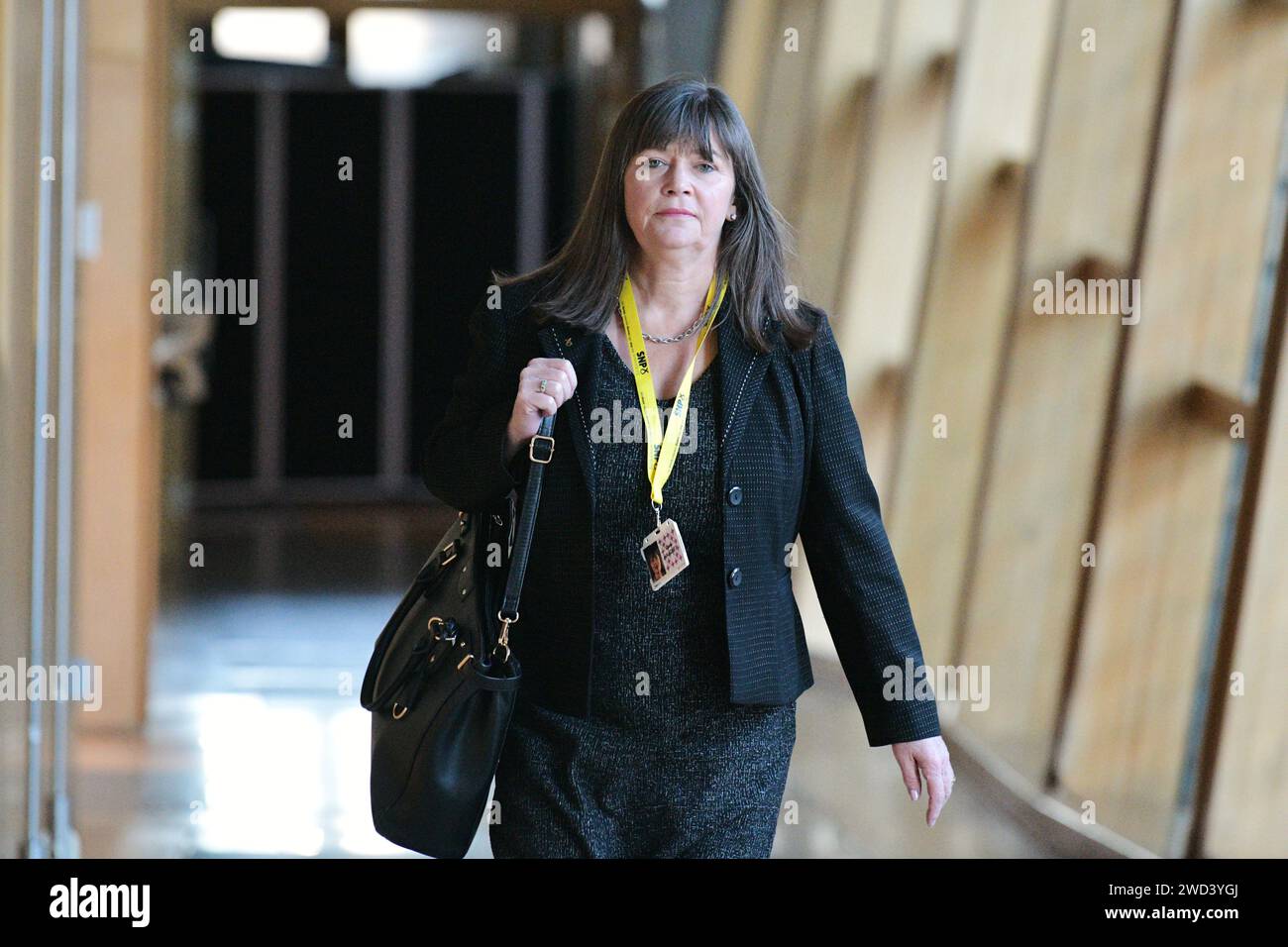 Edinburgh Scotland, UK 18 January 2024. Clare Haughey MSP at the ...
