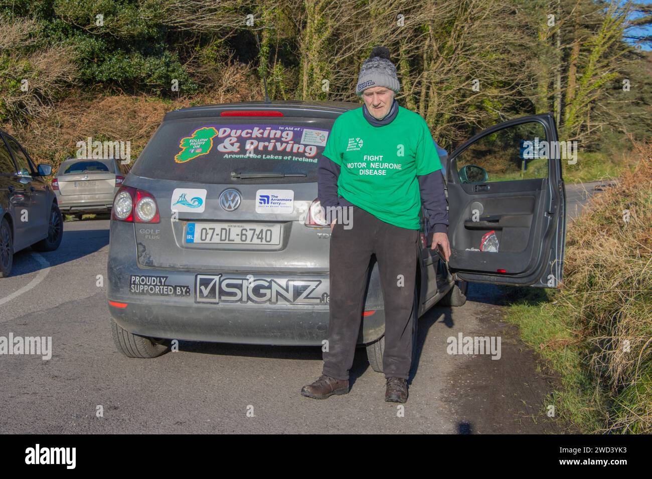 Paddy Conaghan, Ducking and Driving at Lough Hyne, Skibbereen. Jan 2024 ...