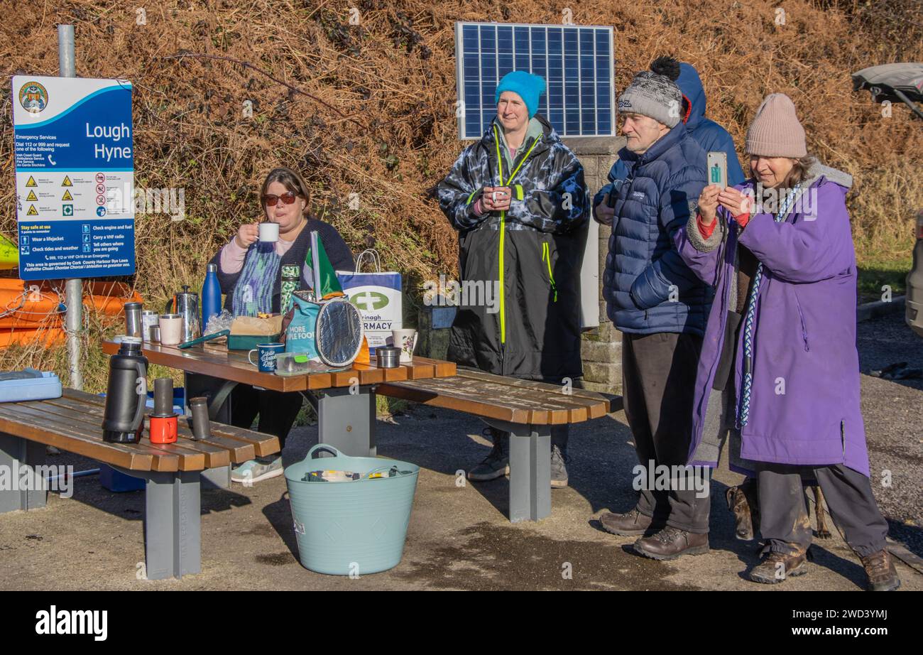 Paddy Conaghan, Ducking and Driving at Lough Hyne, Skibbereen. Jan 2024 ...