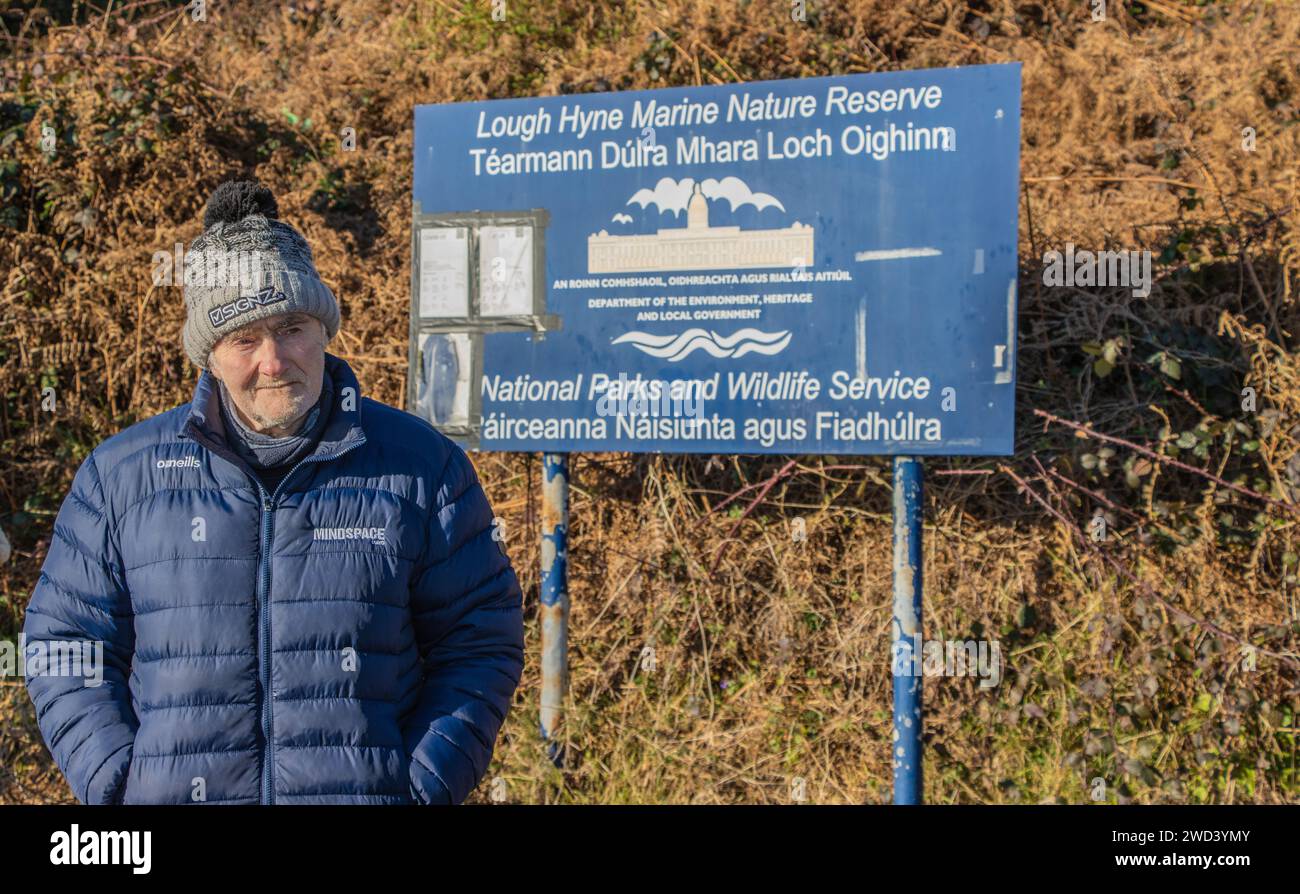 Paddy Conaghan, Ducking and Driving at Lough Hyne, Skibbereen. Jan 2024 ...