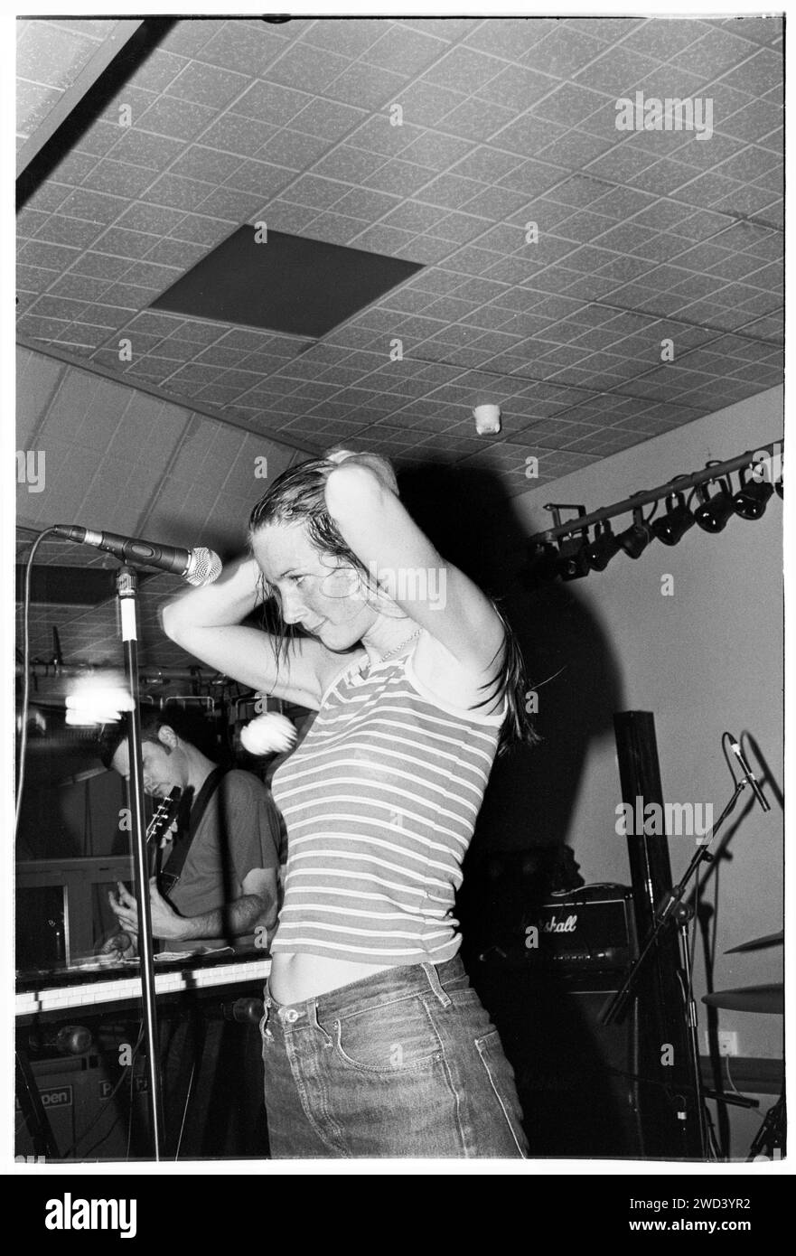 Singer Marijne van der Vlugt of the band Salad playing at Glamorgan ...