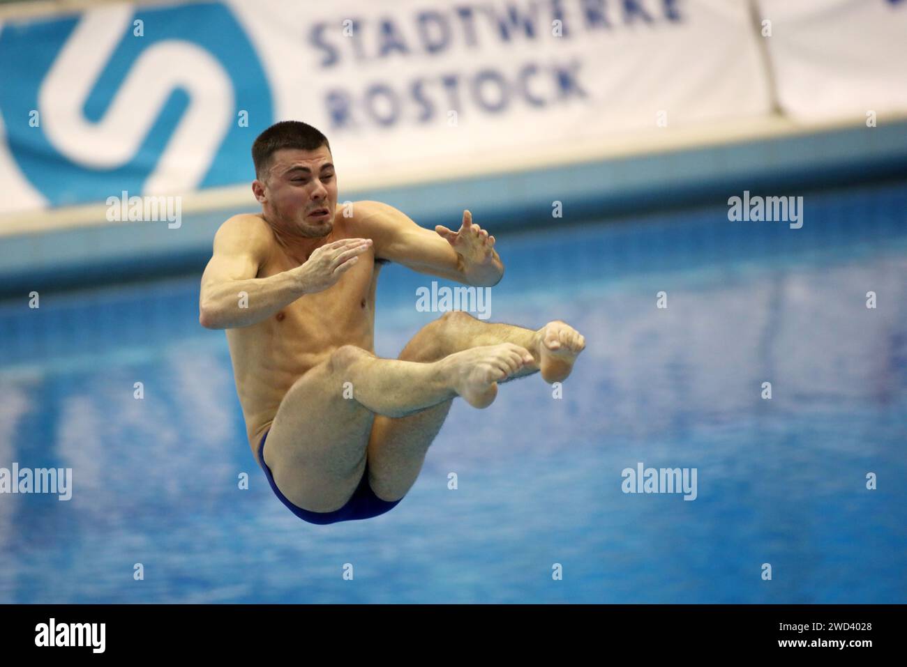 Rostock, Germany. 18th Jan, 2024. Swimming, 66th International Jumping ...