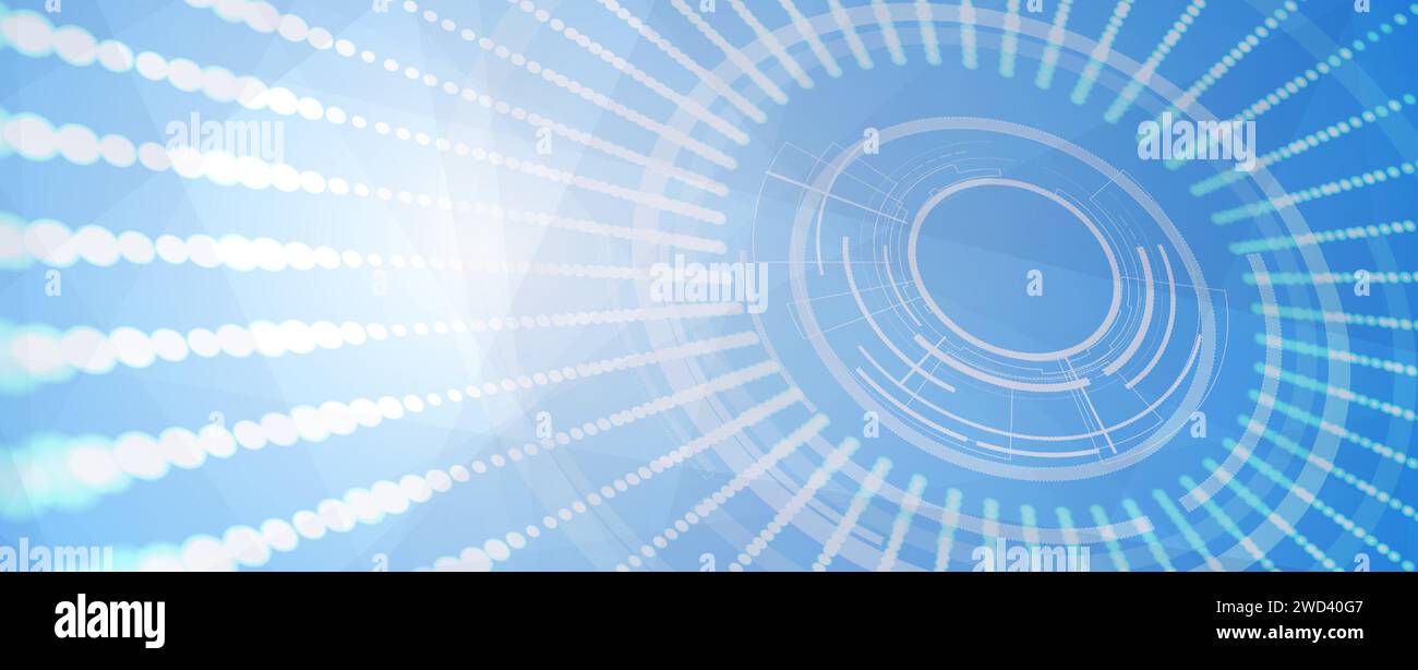 Technology Network Vector Background.. Science and technology ...