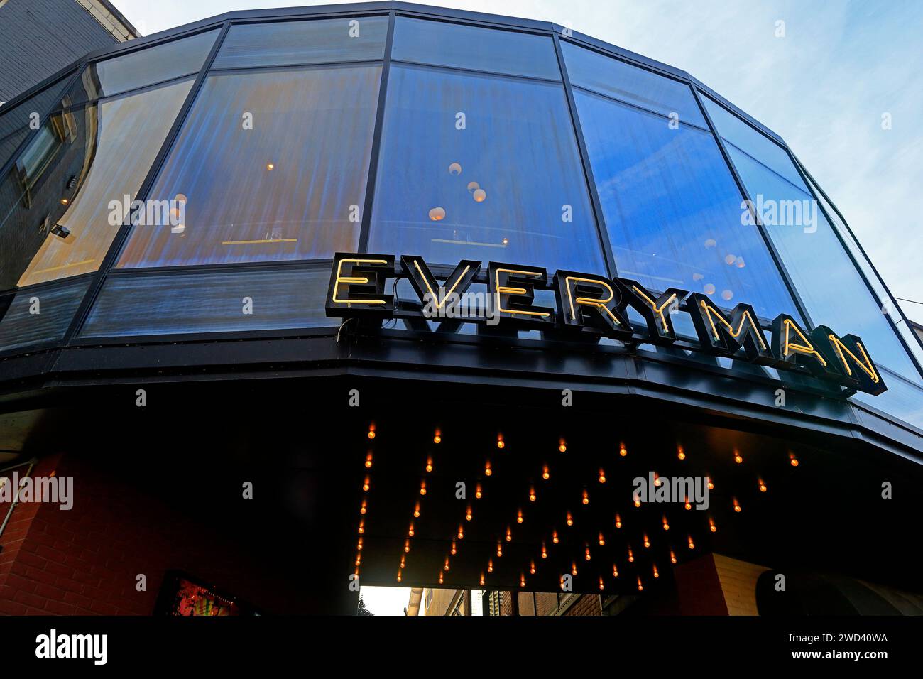 Part of Everyman Theatre, Cardiff Bay, Taken January 2024. cym Stock ...