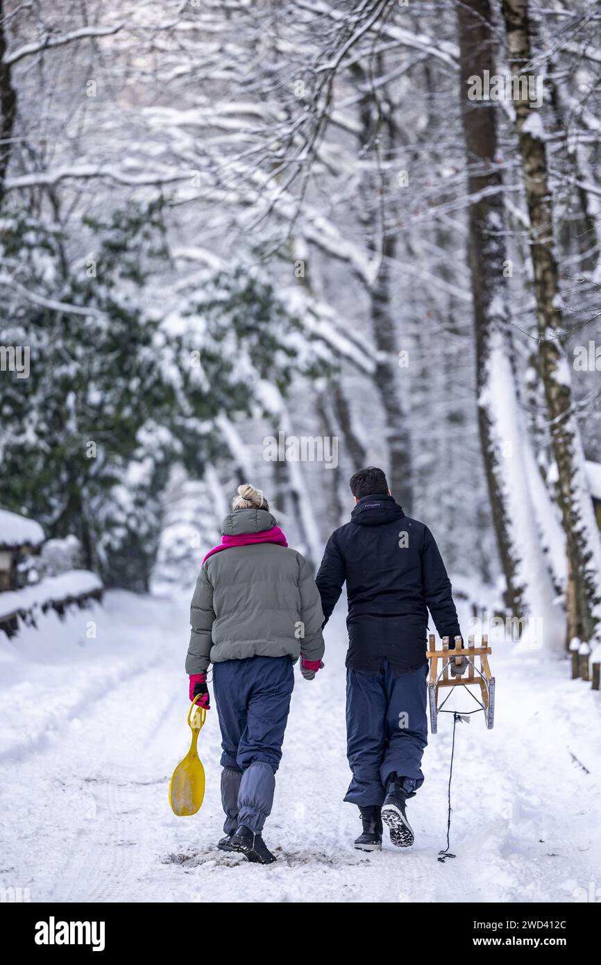 FILES - Walking in the snow. There is a thick layer of snow in South ...