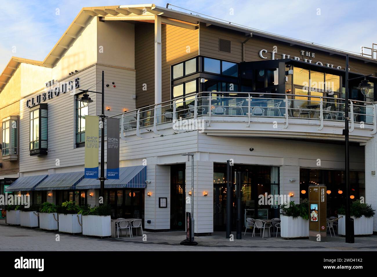 The Clubhouse venue, Cardiff Bay, Taken January 2024 Stock Photo - Alamy