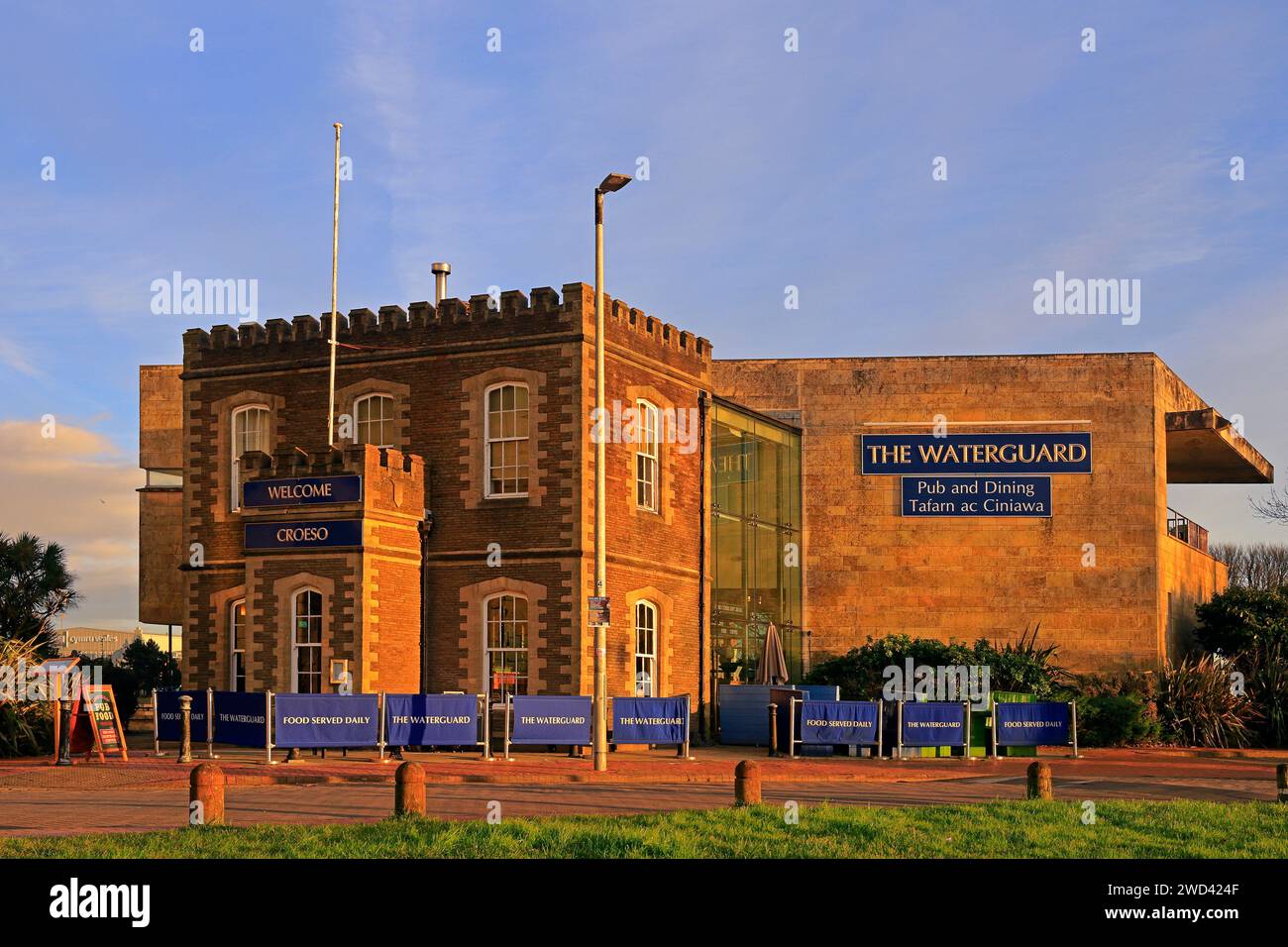 The Waterguard pub and restaurant, Cardiff Bay, Taken January 2024 ...