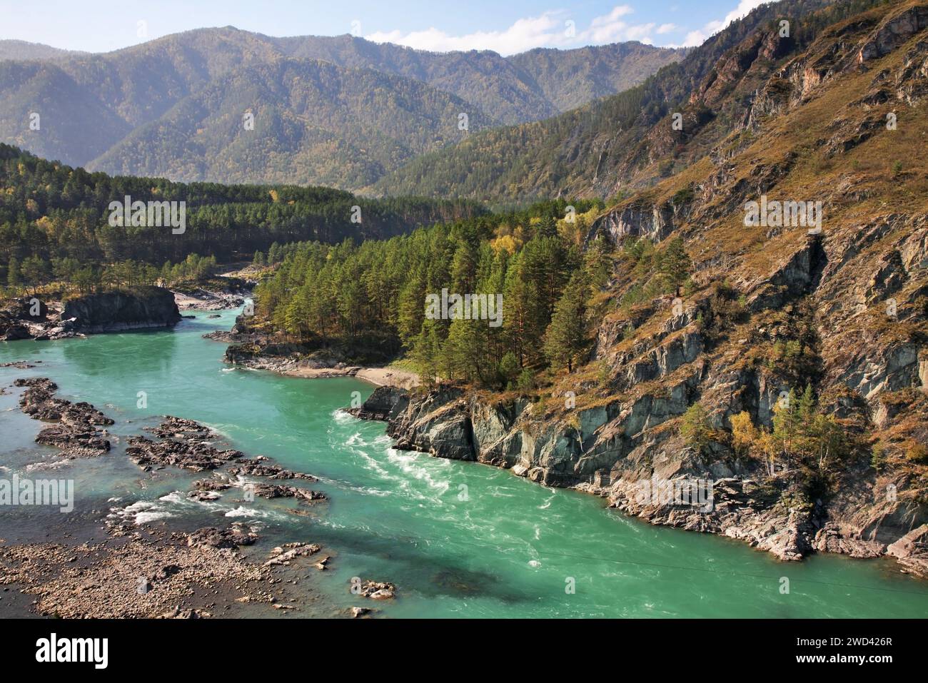 Katun river near chemal village hi-res stock photography and images - Alamy