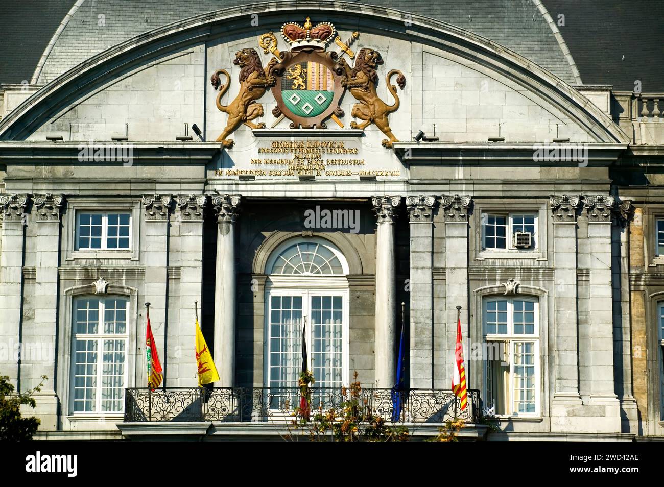 Coat of arms of Georges-Louis de Berghes, prince-bishop of Liège ...