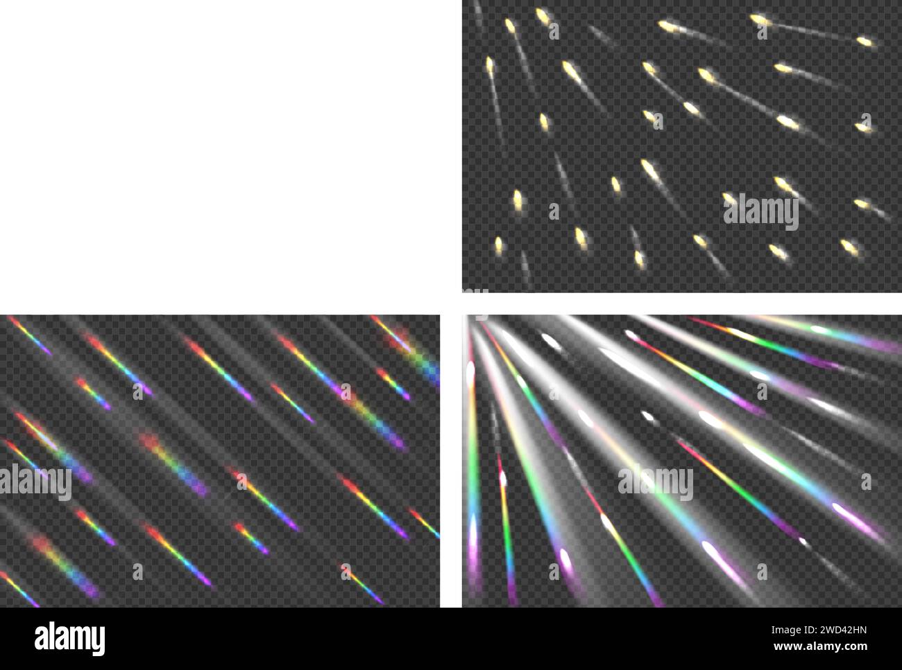 Flare lens prism overlay Stock Vector Images - Alamy
