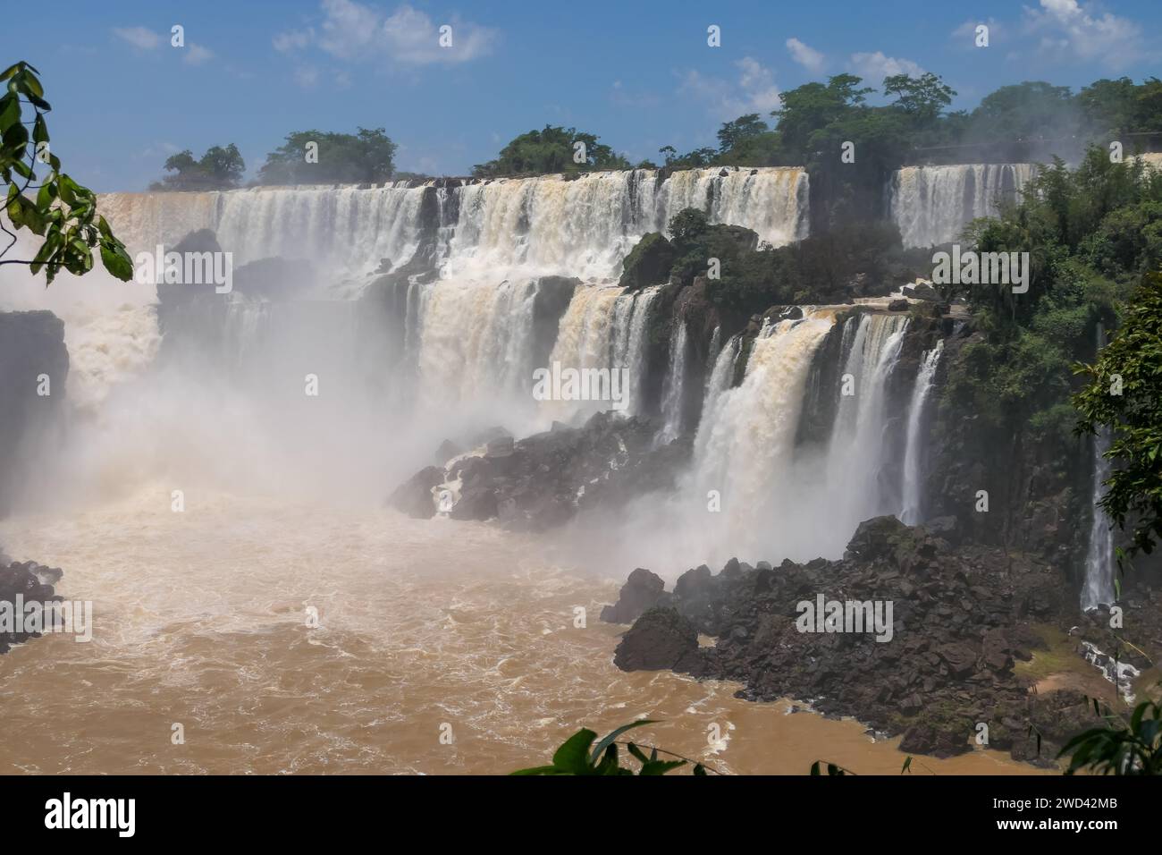 Iguazu National Park, Argentina. Iguazu Falls - Lower (Inferior ...