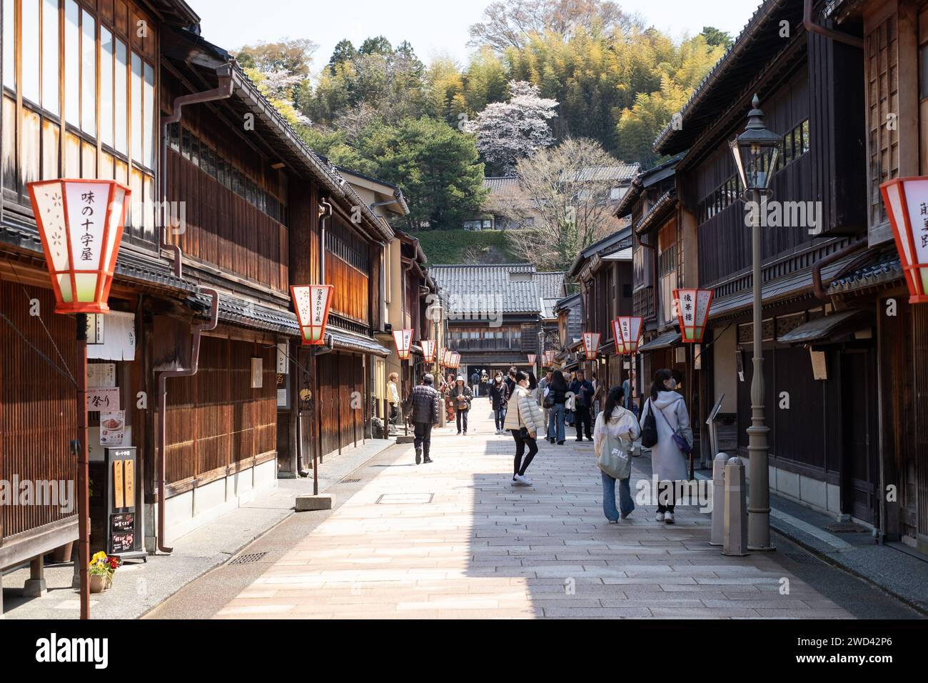 Kazuemachi Chaya District, Kanazawa, Ishikawa District, Japan Stock ...