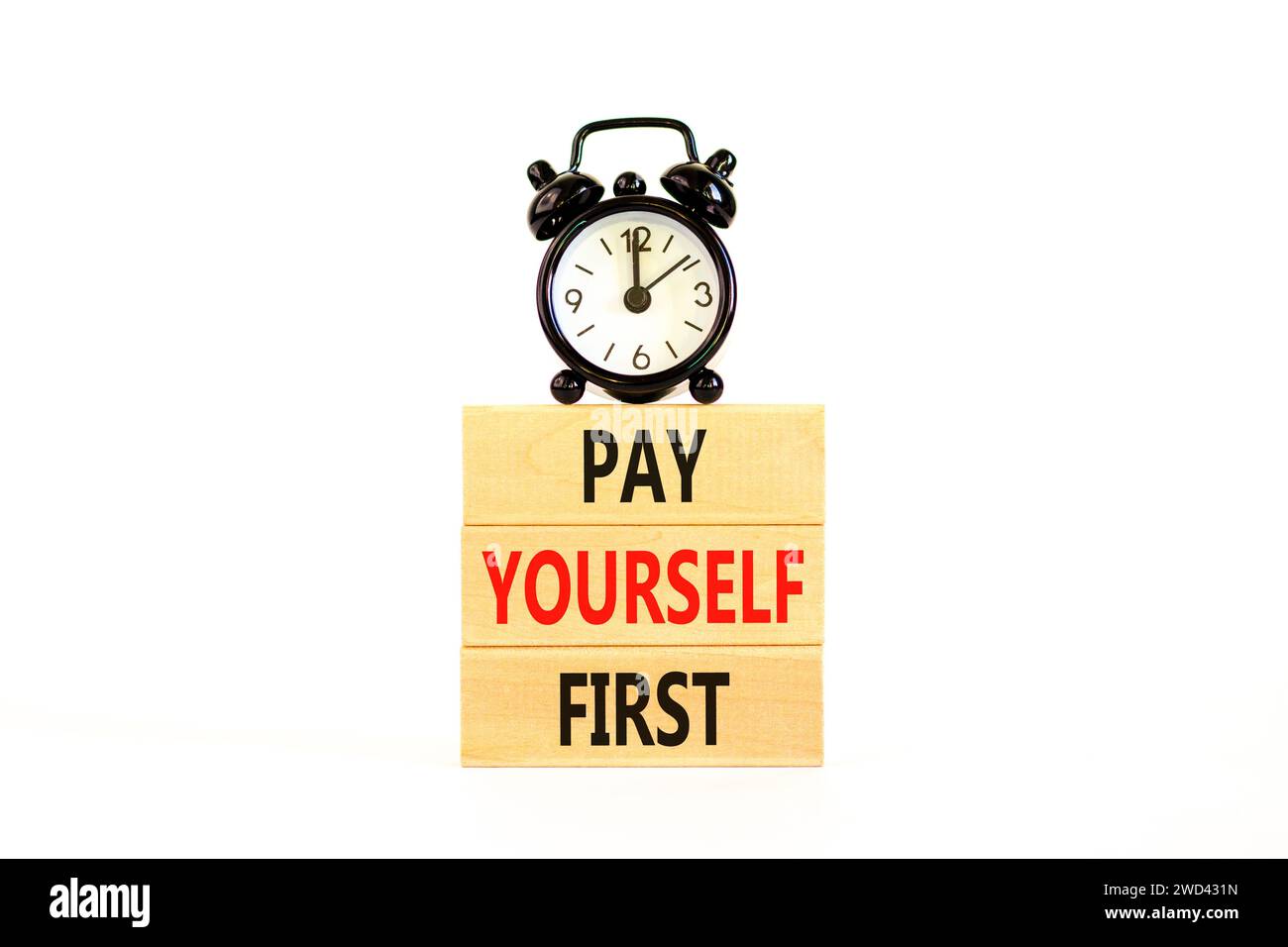 Pay yourself first symbol. Concept words Pay yourself first on ...