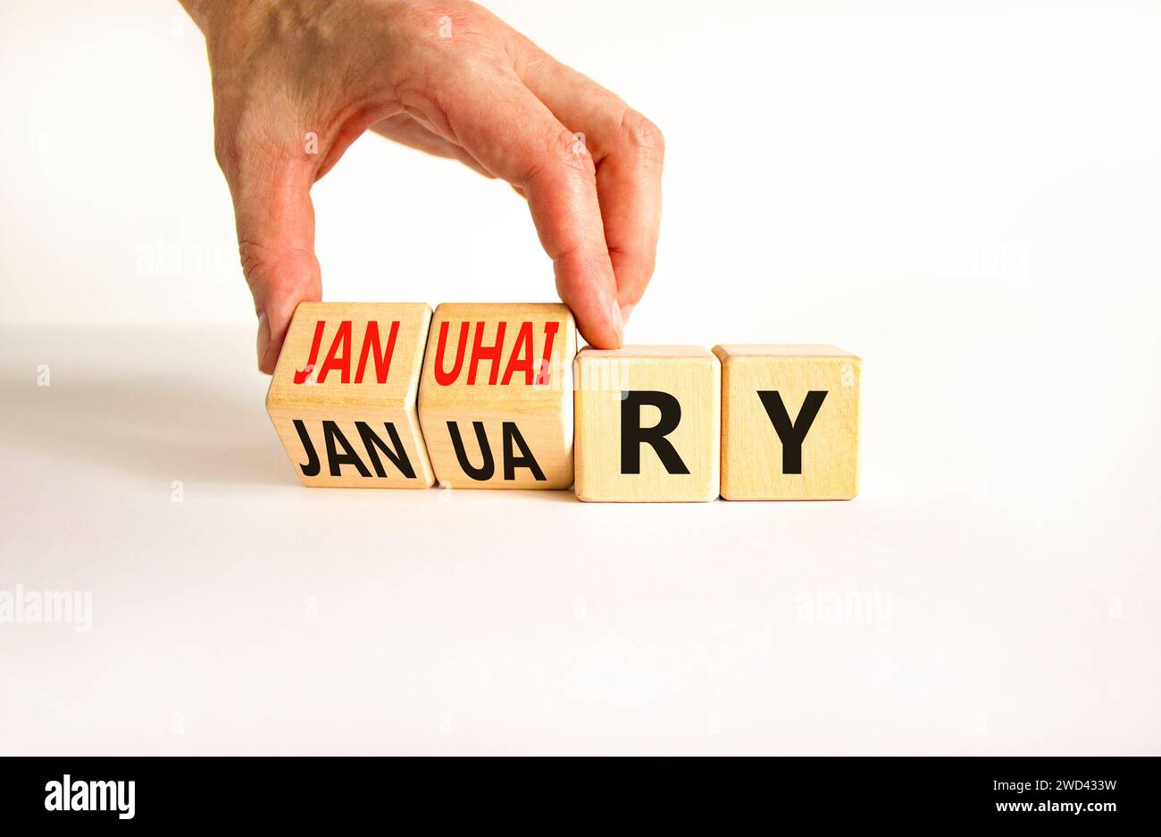 Januhairy or January symbol. Concept words Januhairy or January on ...