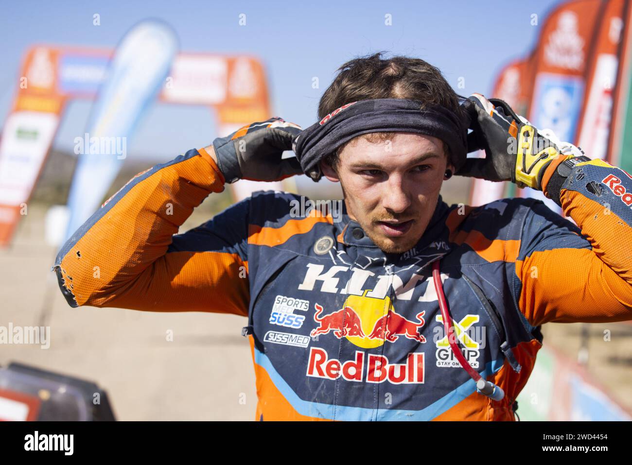 EBSTER Tobias (aut), Kini Rally Racing Team, KTM, Moto, Originals by Motul, FIM W2RC, portrait ...