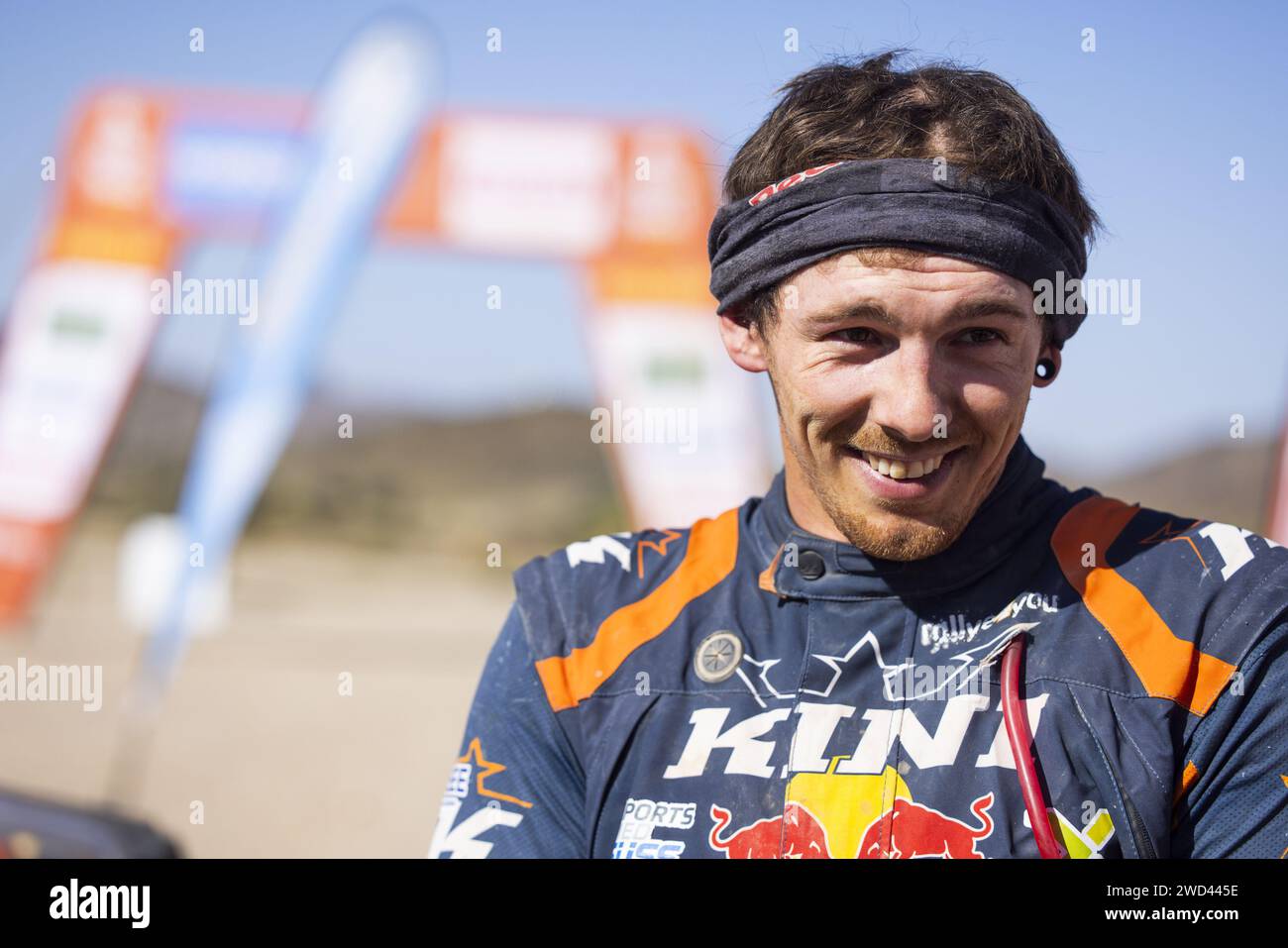 EBSTER Tobias (aut), Kini Rally Racing Team, KTM, Moto, Originals by Motul, FIM W2RC, portrait ...