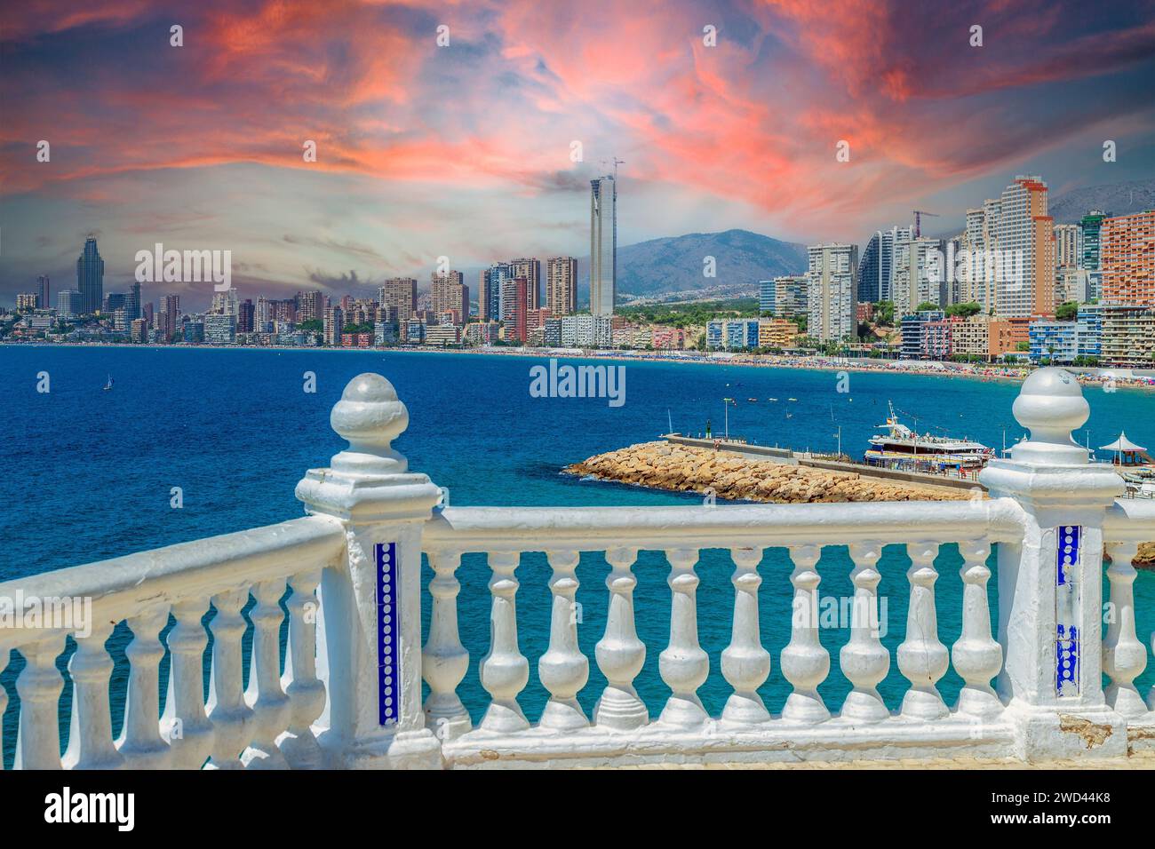 Mediterranean sea balcony hi-res stock photography and images - Alamy