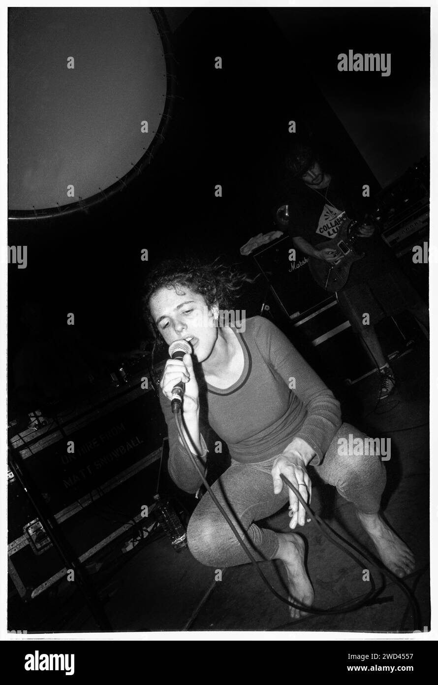 Kerstin Haigh of Senser playing live at Bristol University Anson Rooms ...