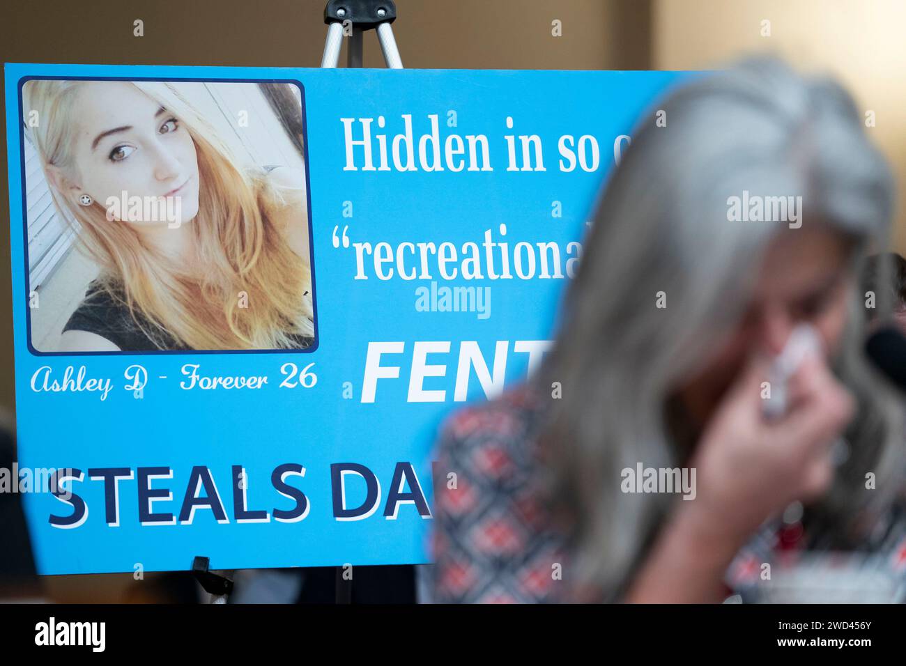 Washington, United States. 18th Jan, 2024. A picture of Ashley Dunn is ...