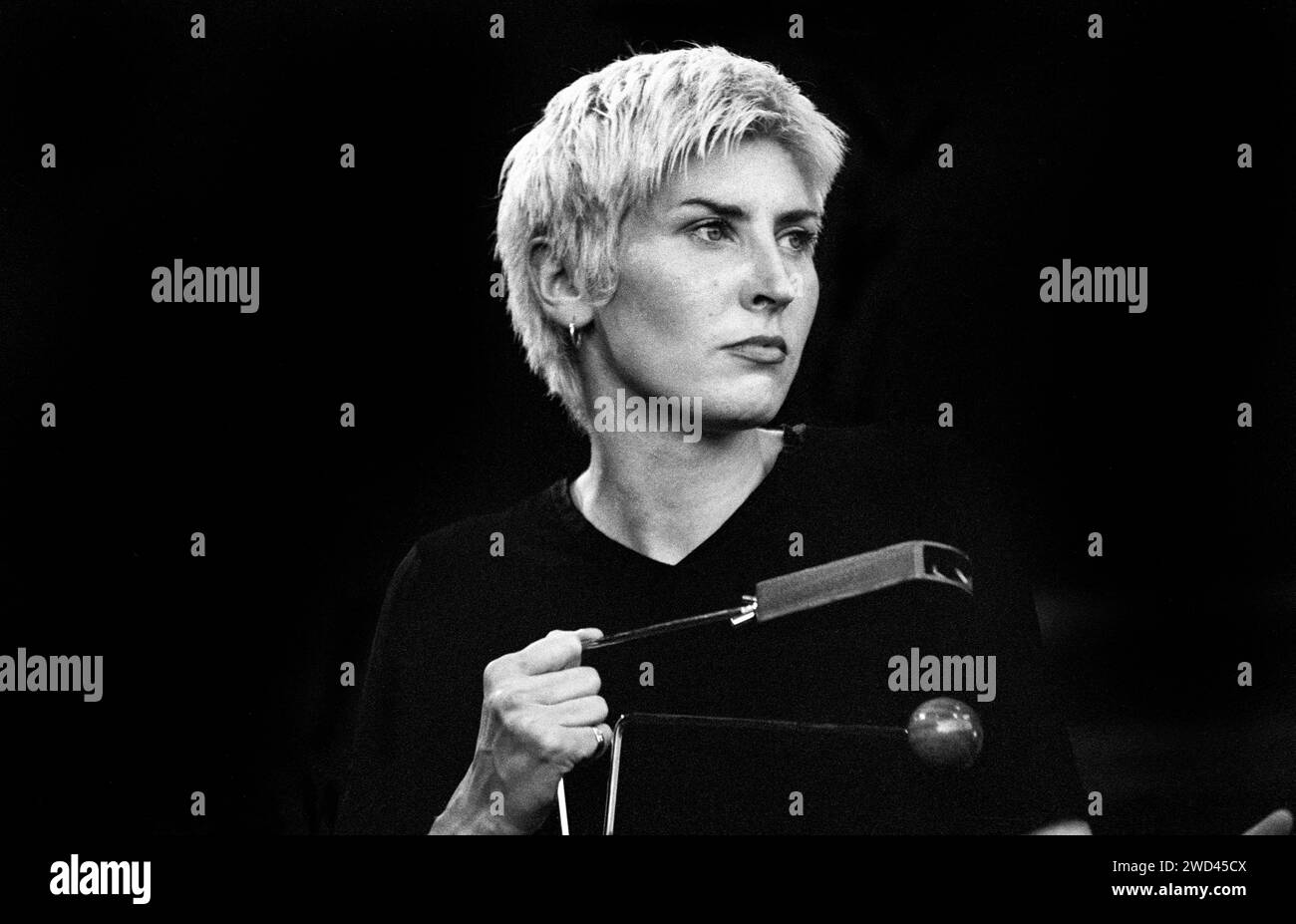 CHUMBAWAMBA, CARDIFF BIG WEEKEND, 1994: Alice Nutter of Chumbawamba ...