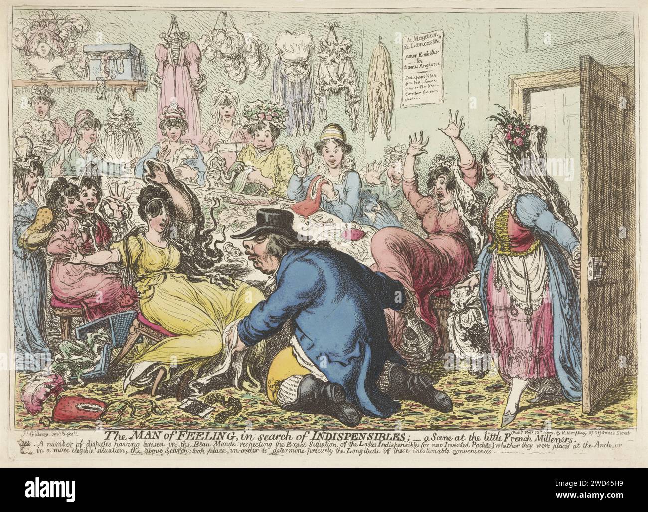 Cartoon on Prince Willem V, 1800, James Gillray, 1800 print The ...