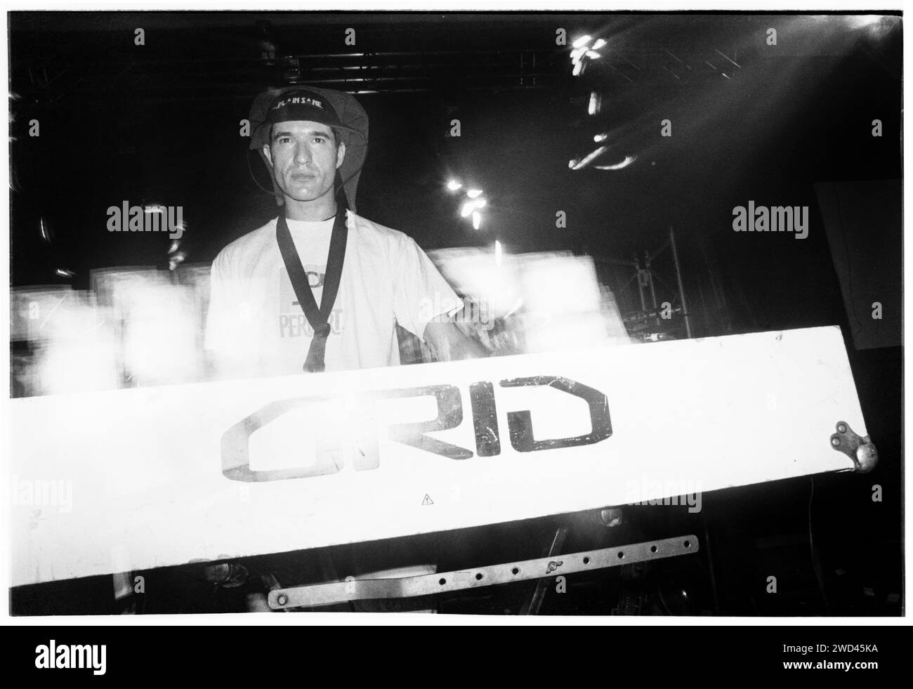 THE GRID, CONCERT, 1994: Richard Norris of dance music band The Grid ...