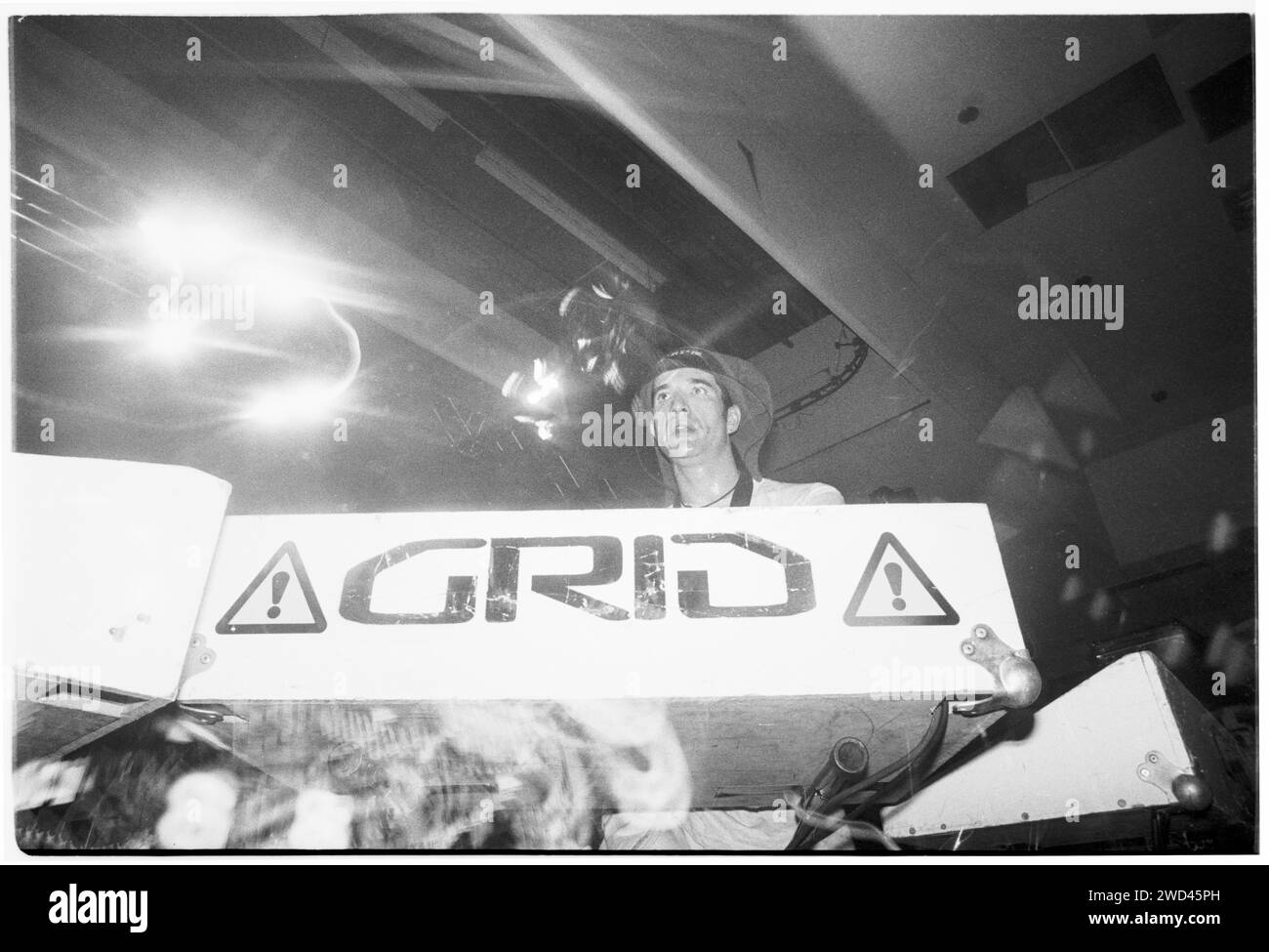 THE GRID, CONCERT, 1994: Richard Norris of dance music band The Grid ...