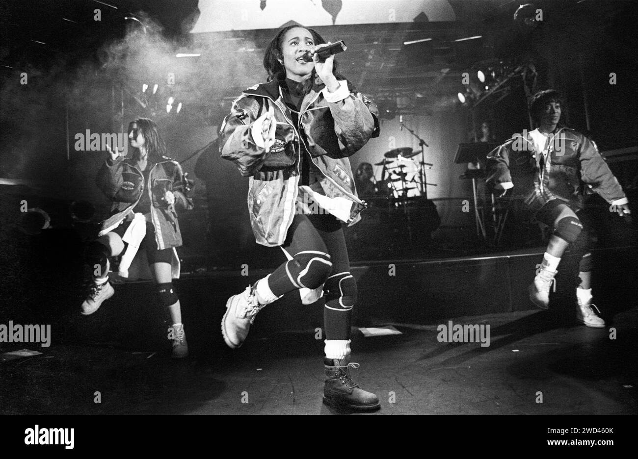 Pop soul group Eternal at Cardiff St David’s Hall on 4 December 1994 ...