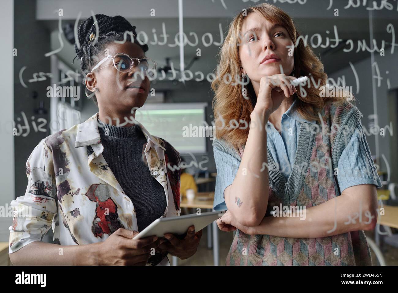 Do not tap on glass programmers hi-res stock photography and images - Alamy