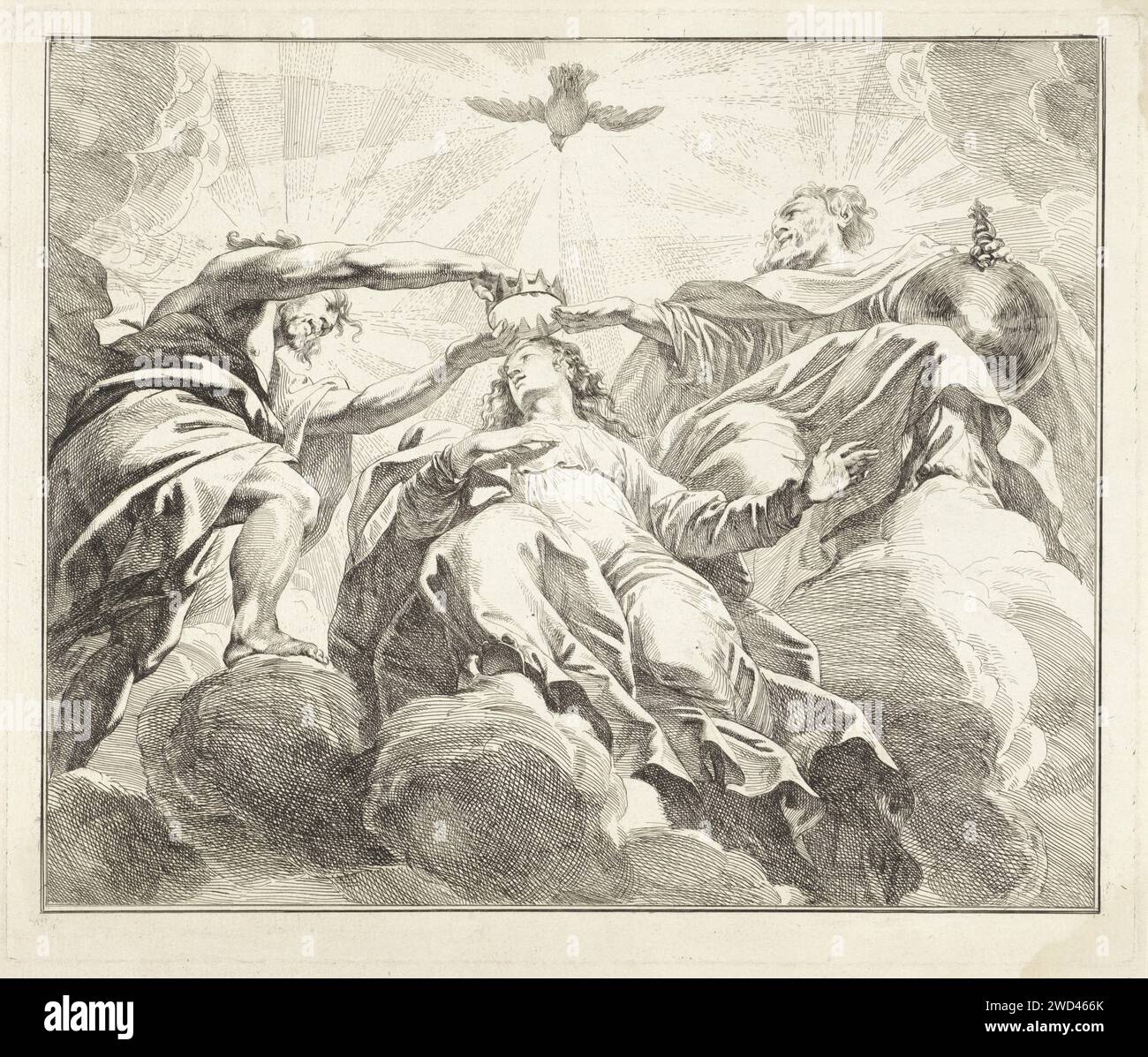 Corpent of Maria, Jacob de Wit, after Peter Paul Rubens, 1705 - 1754 ...