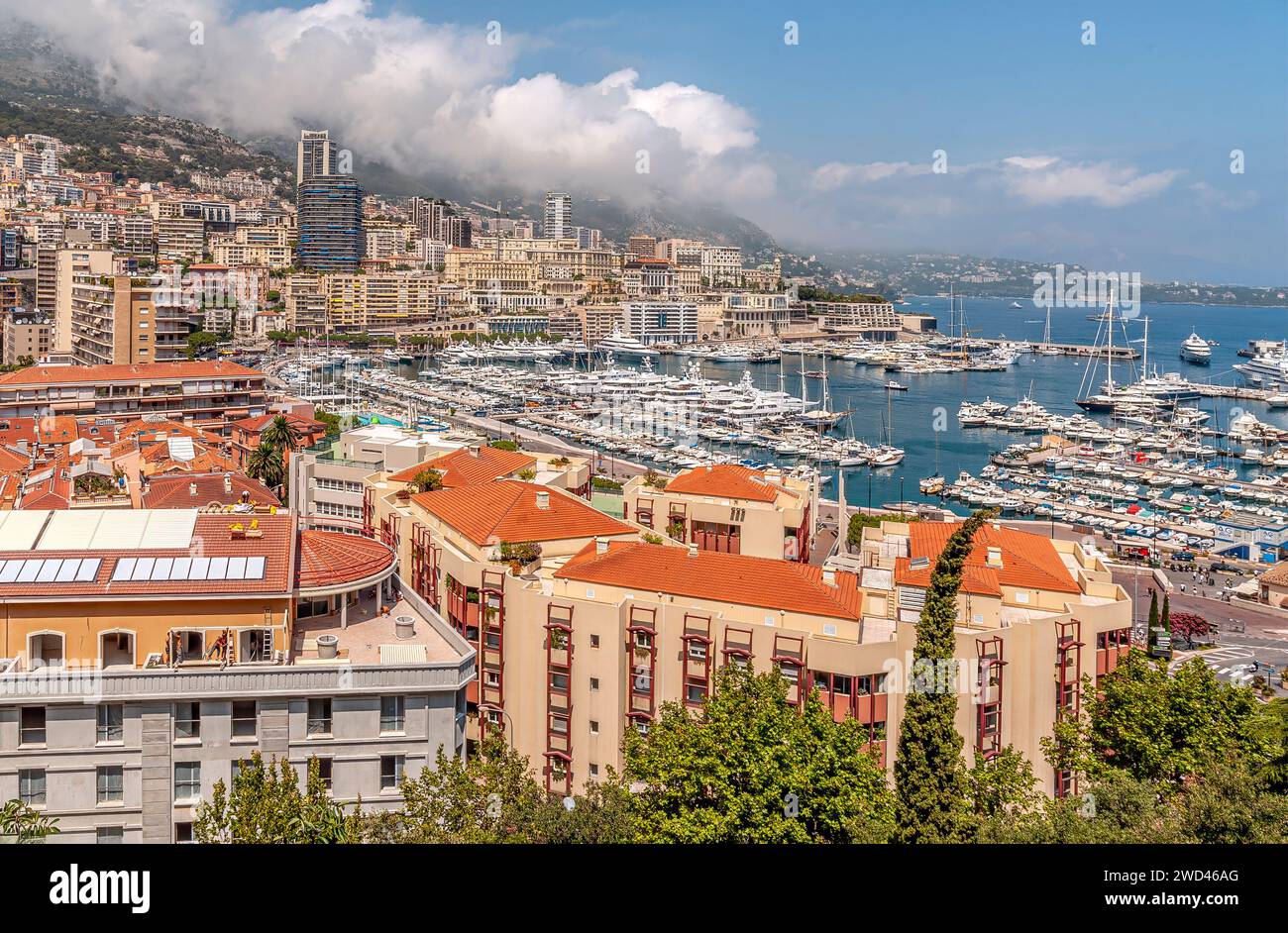 City view of Monte Carlo in Monaco Stock Photo - Alamy