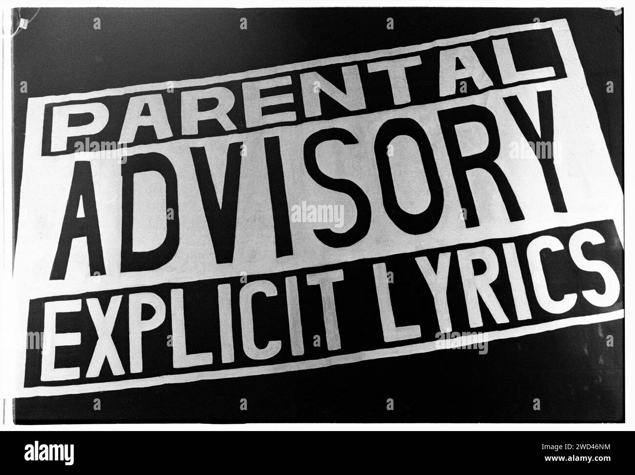 Rock poster 1990s Black and White Stock Photos & Images - Alamy