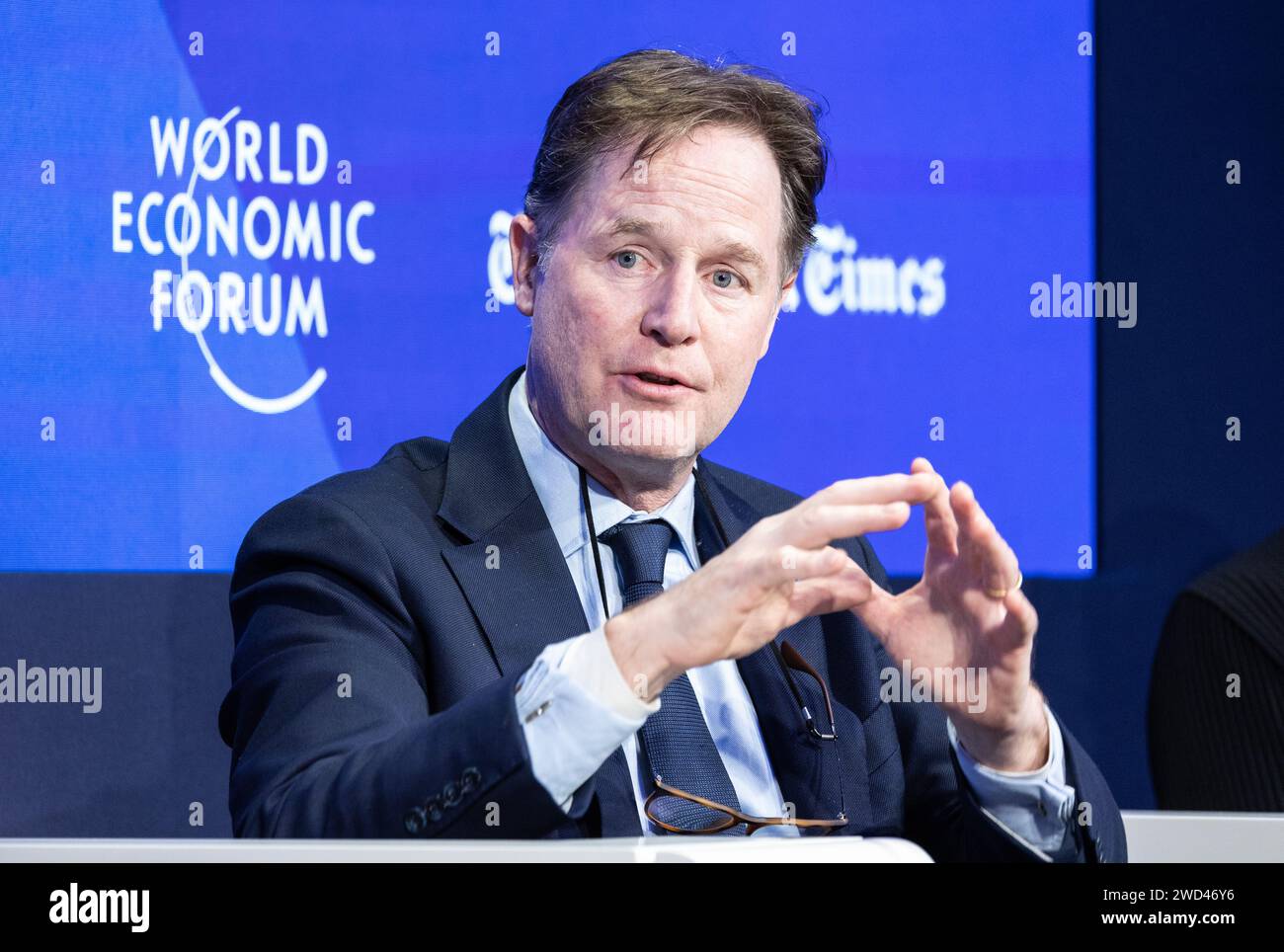 Davos, Switzerland. 18th Jan, 2024. Nick Clegg, President Global ...