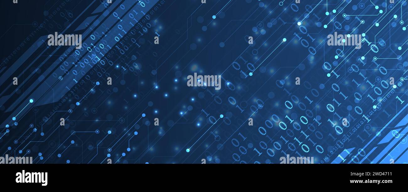 Technology Network Vector Background.. Science and technology ...