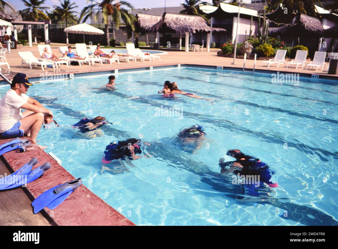 1990s scuba lessons hi-res stock photography and images - Alamy