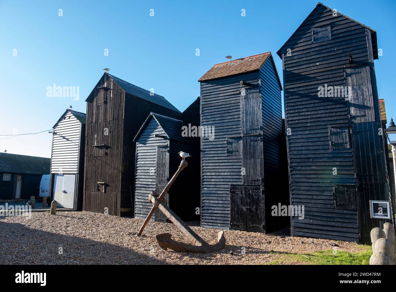 Net Huts, Hastings, East Sussex, UK Stock Photo - Alamy