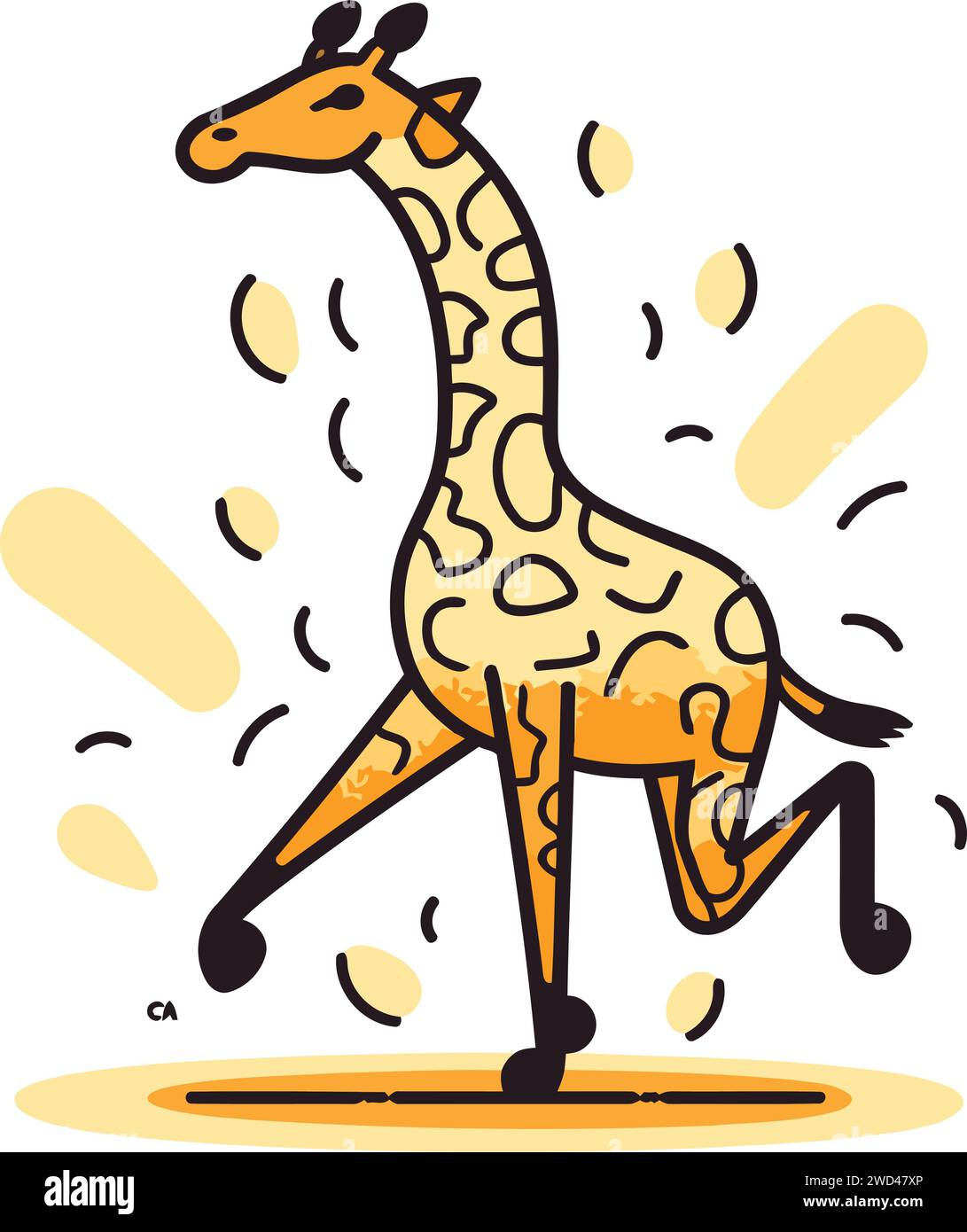 African style dancing Stock Vector Images - Alamy