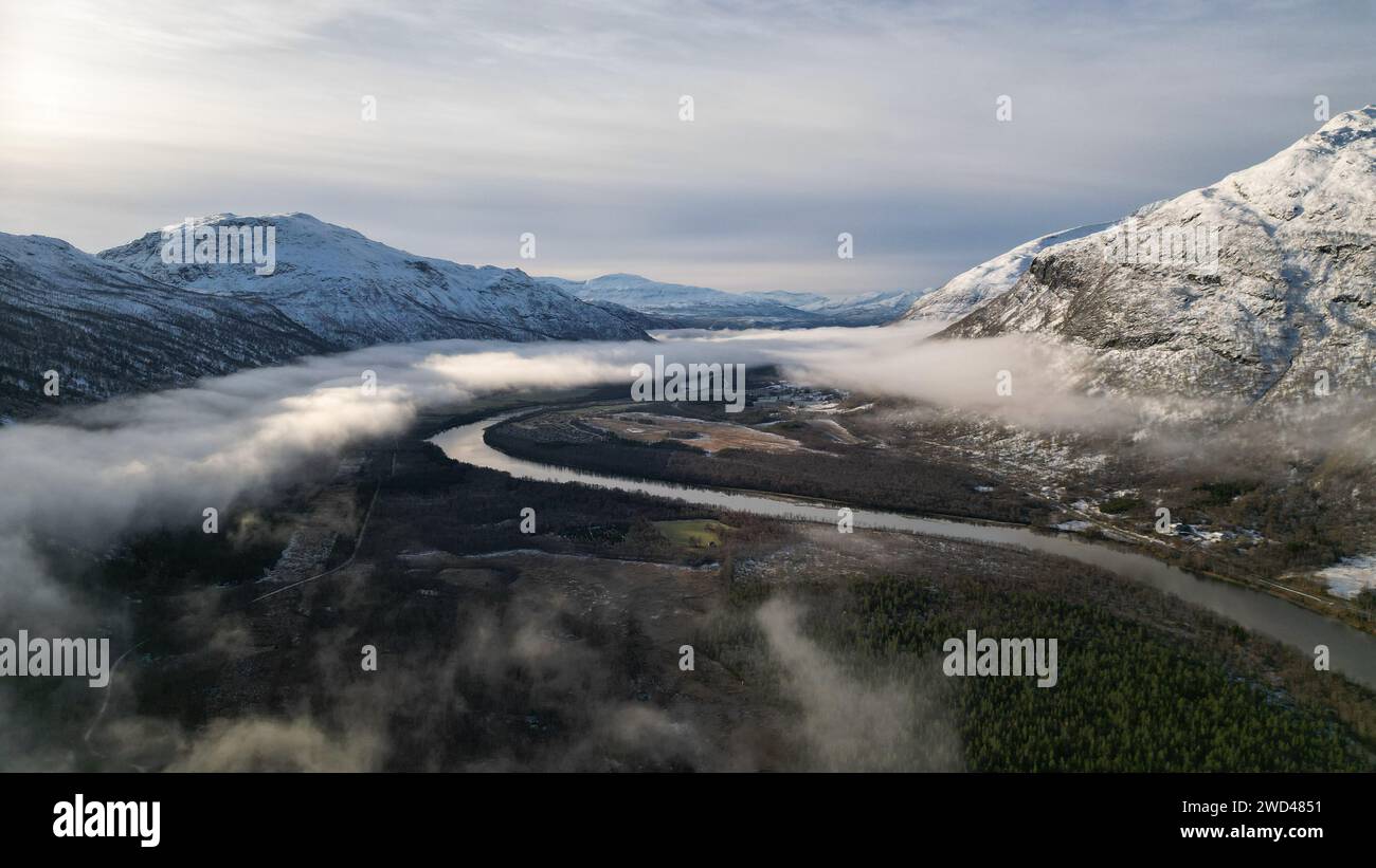 Mountain river sunset norway hi-res stock photography and images - Alamy