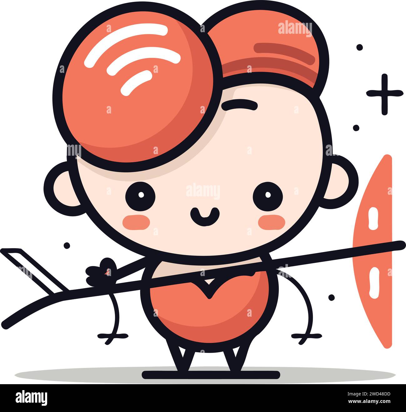 Man flying a plane Stock Vector Images - Alamy